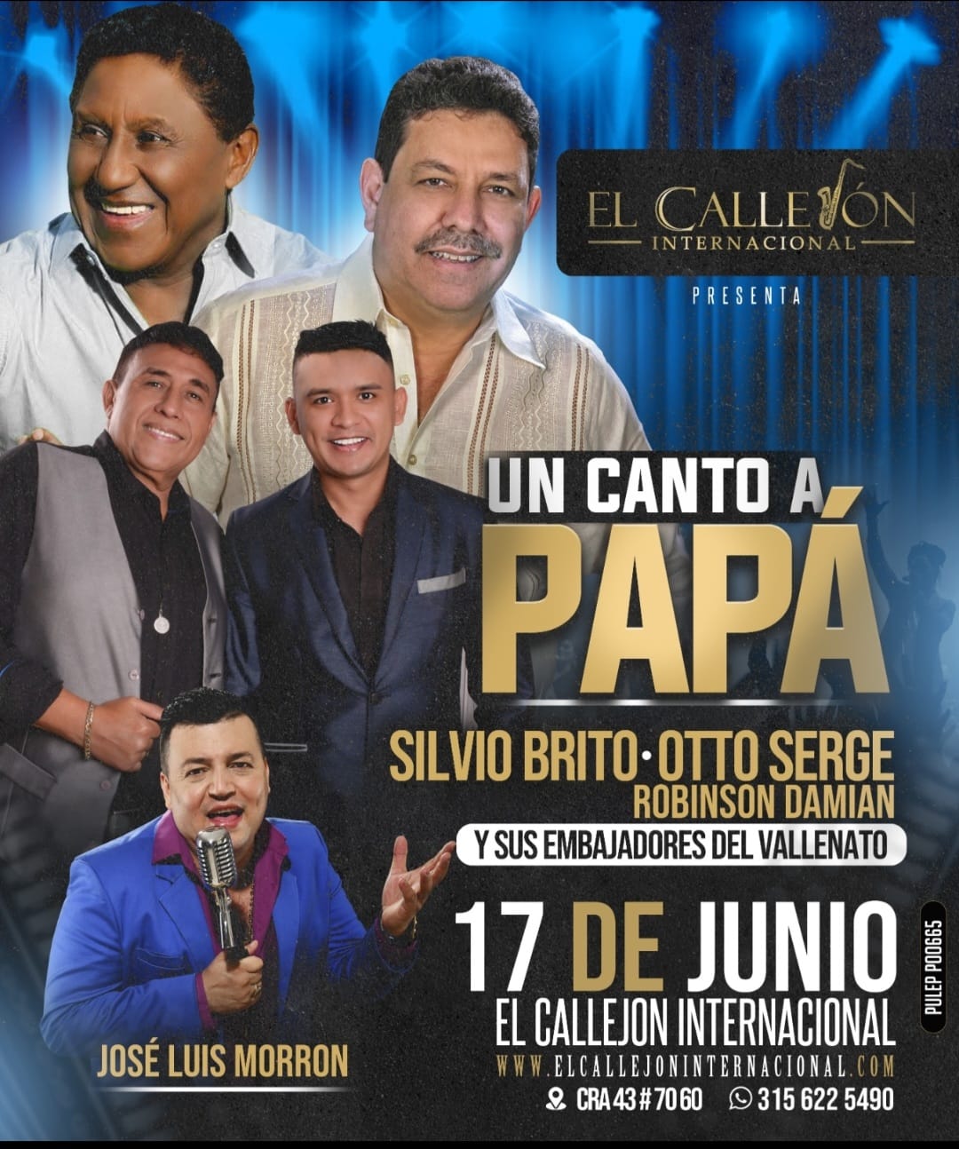 Barranquilla celebra ‘Un canto a papá’ con Silvio Brito, Otto Serge ...