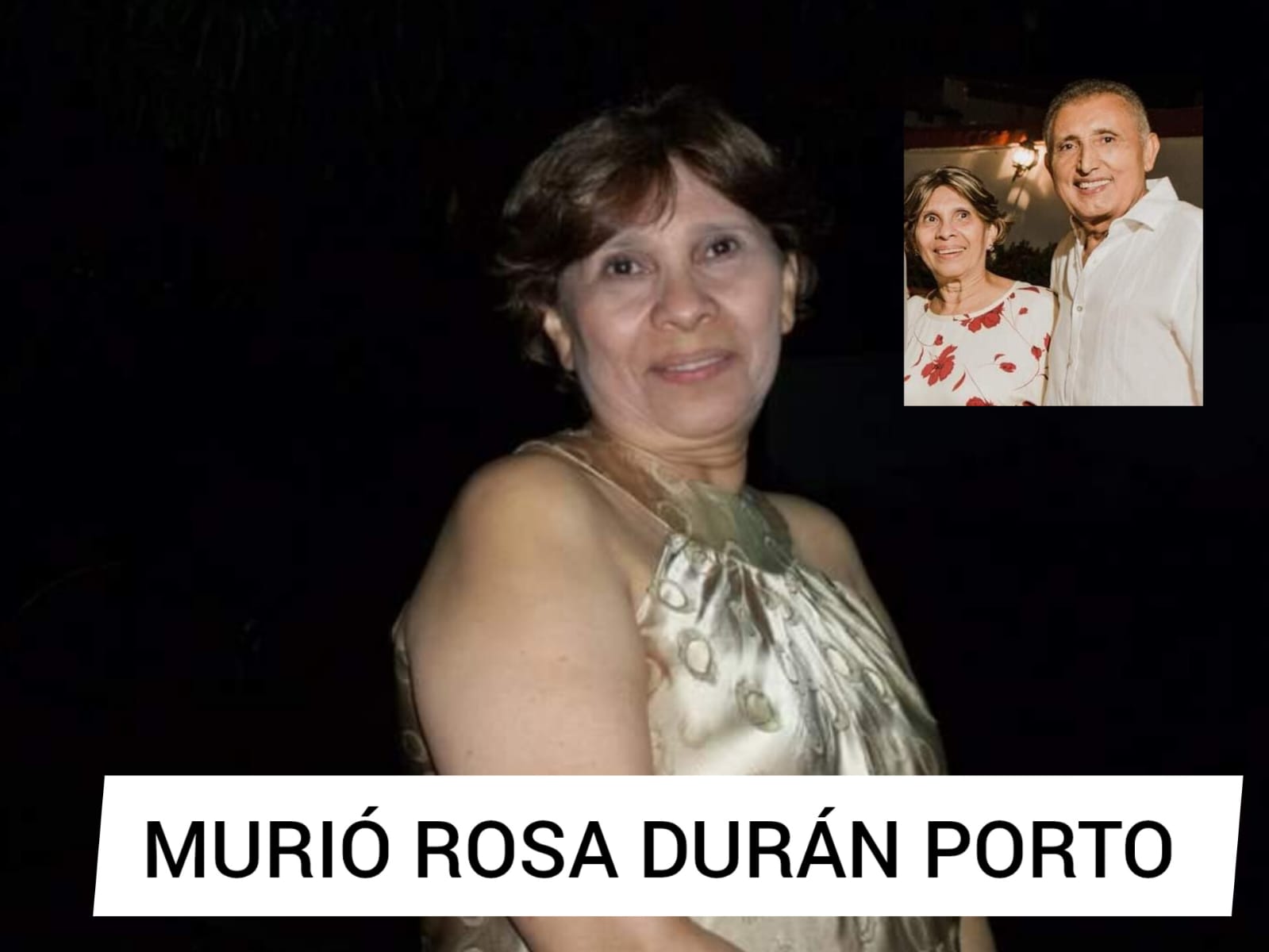 Falleció en Valledupar la señora Rosa Durán Porto, esposa del ...
